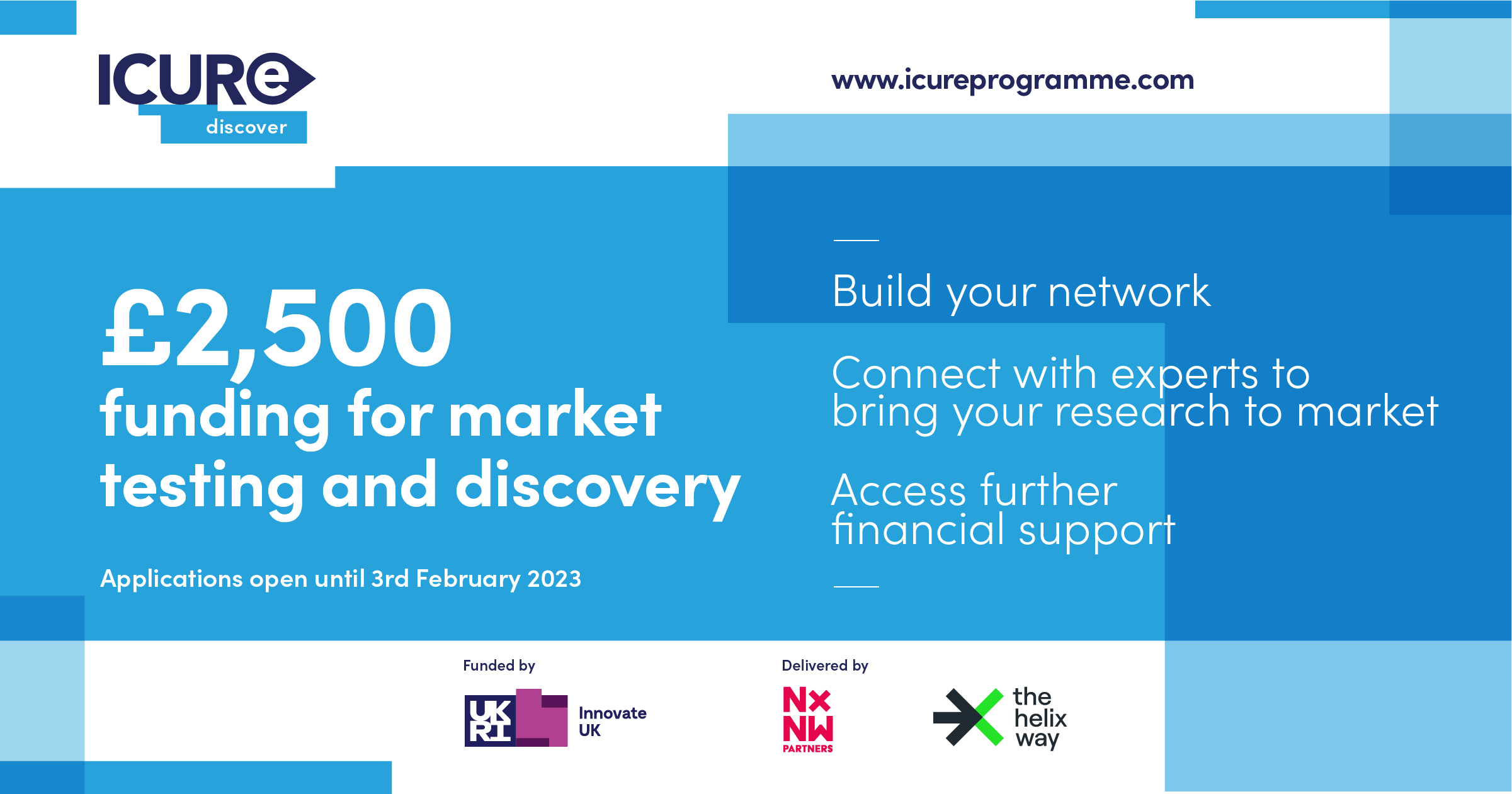 Apply now to the ICURe DISCOVER programme
