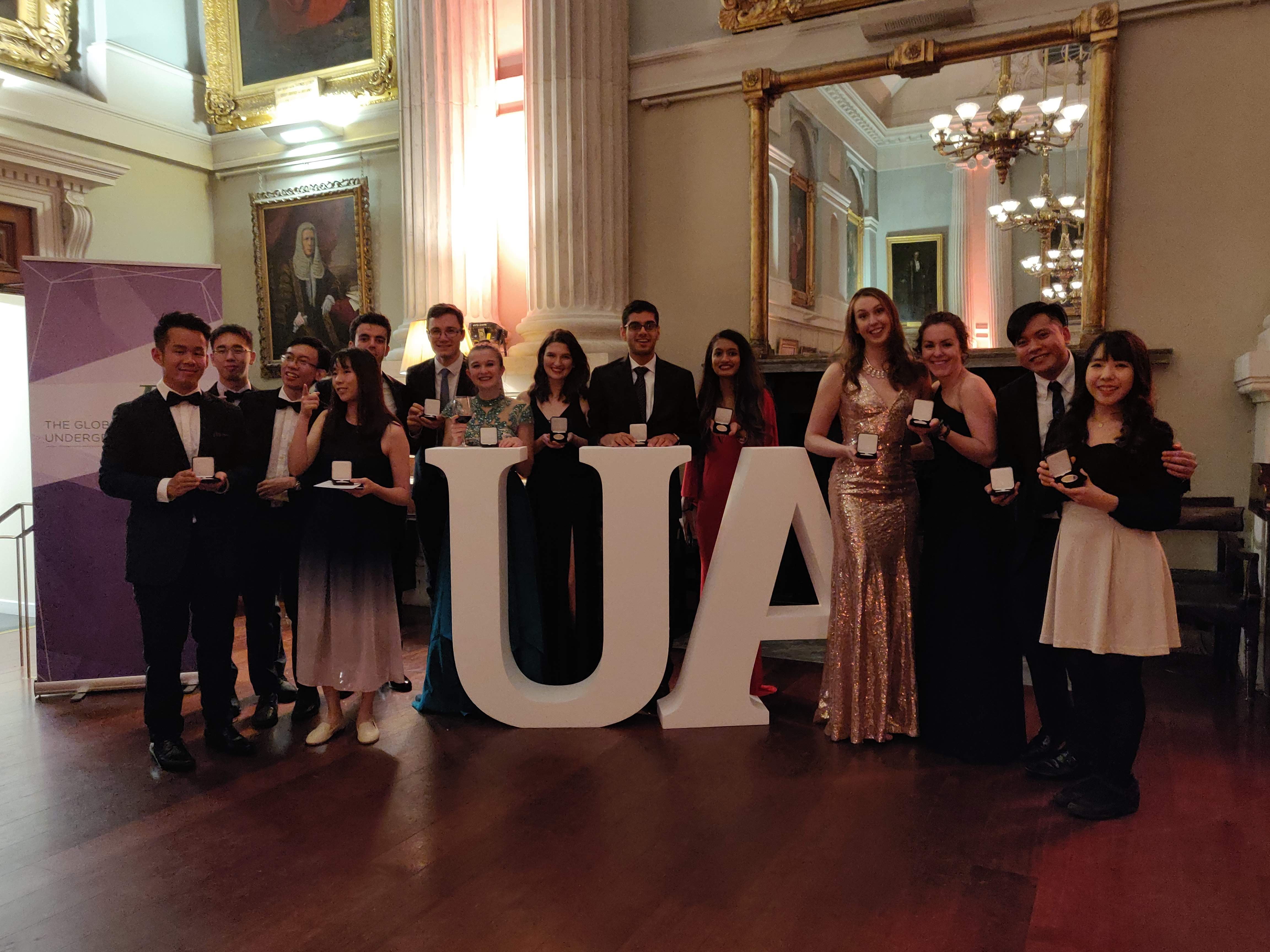 Success for University undergraduates at prestigious awards