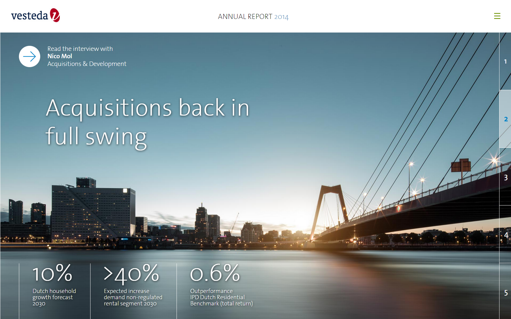 Vesteda - jaarverslag 2014-2