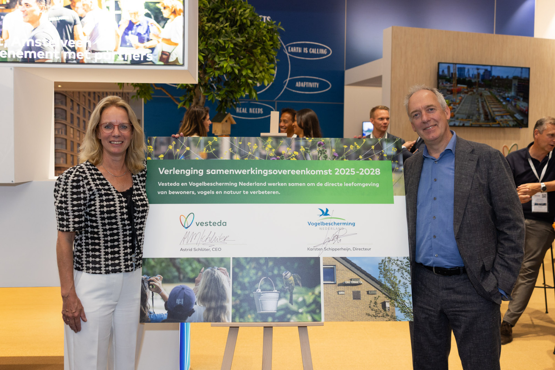 Vogelbescherming and Vesteda renew collaboration