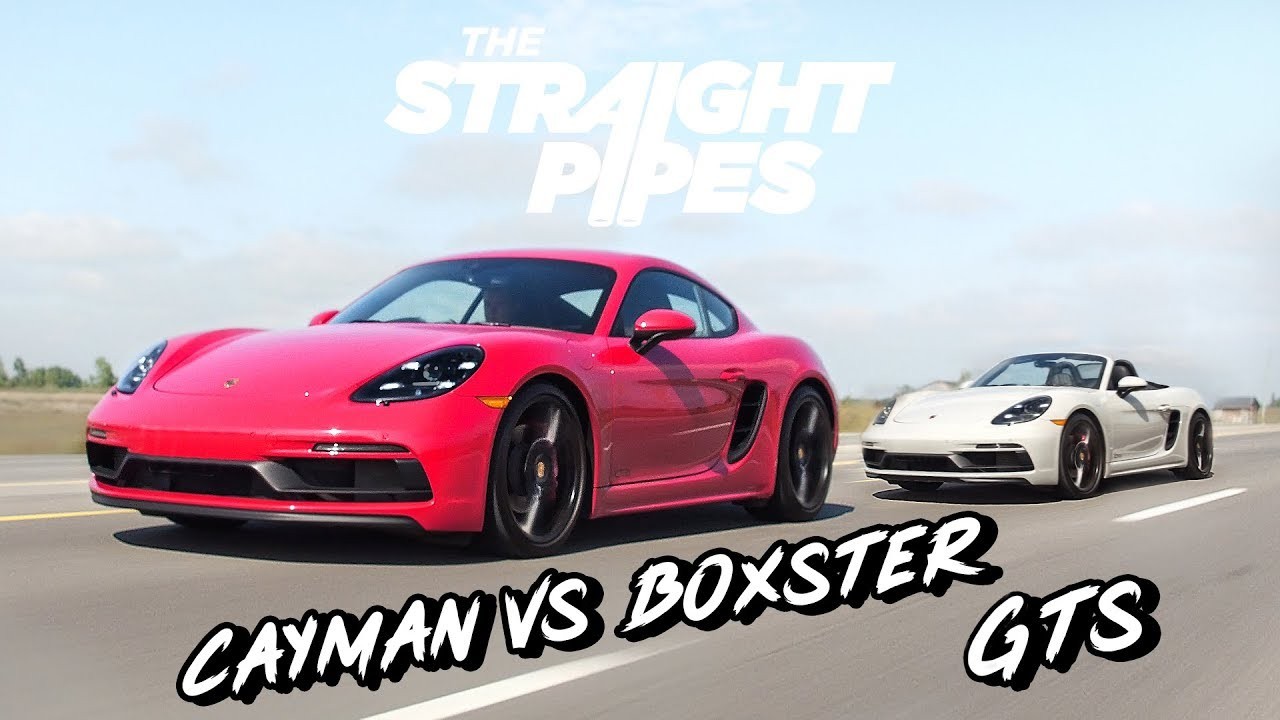 [VIDEO] 718 Cayman GTS vs. 718 Boxster GTS