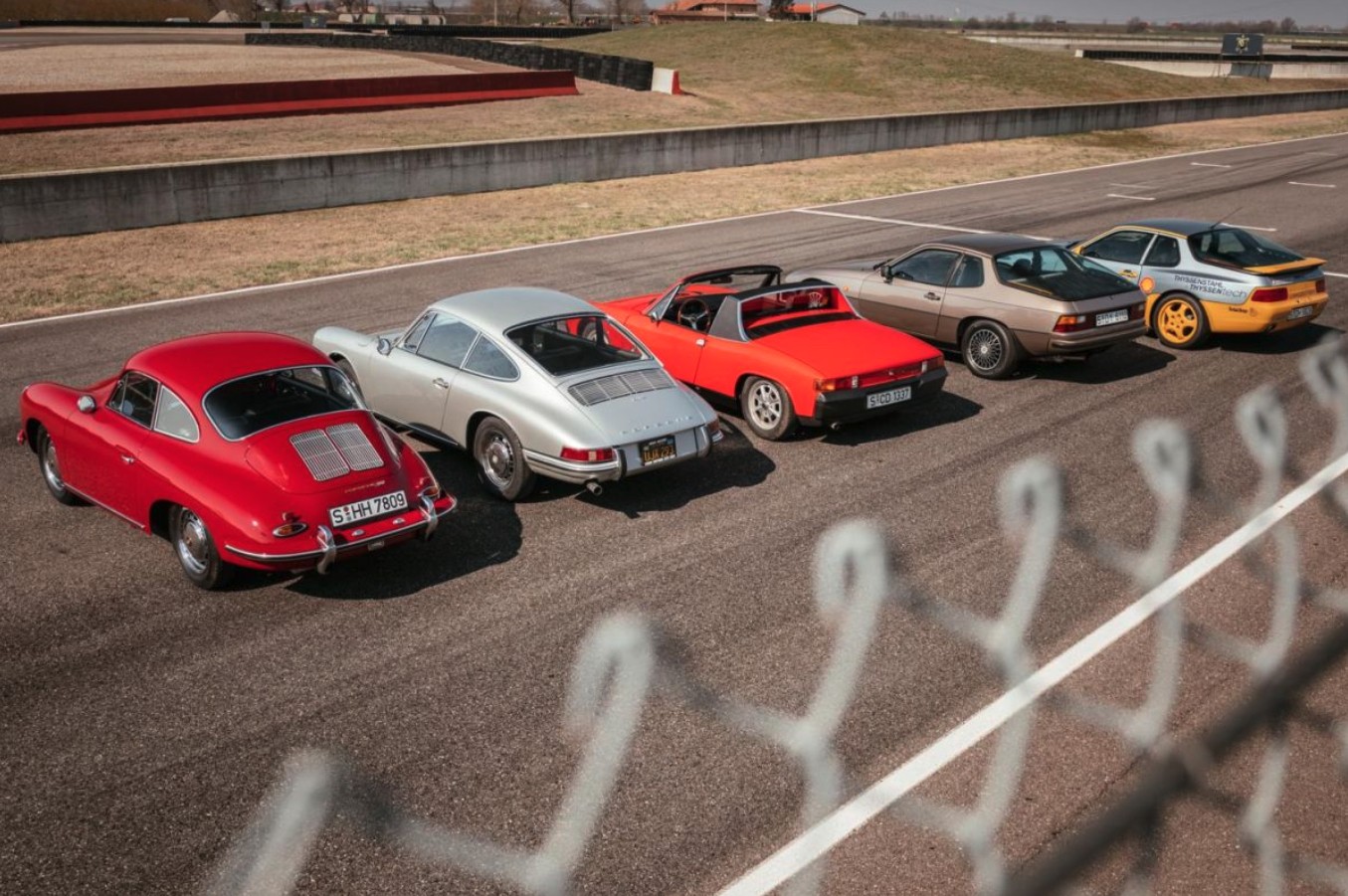 Vijf keer een klassieke Porsche met viercilinder