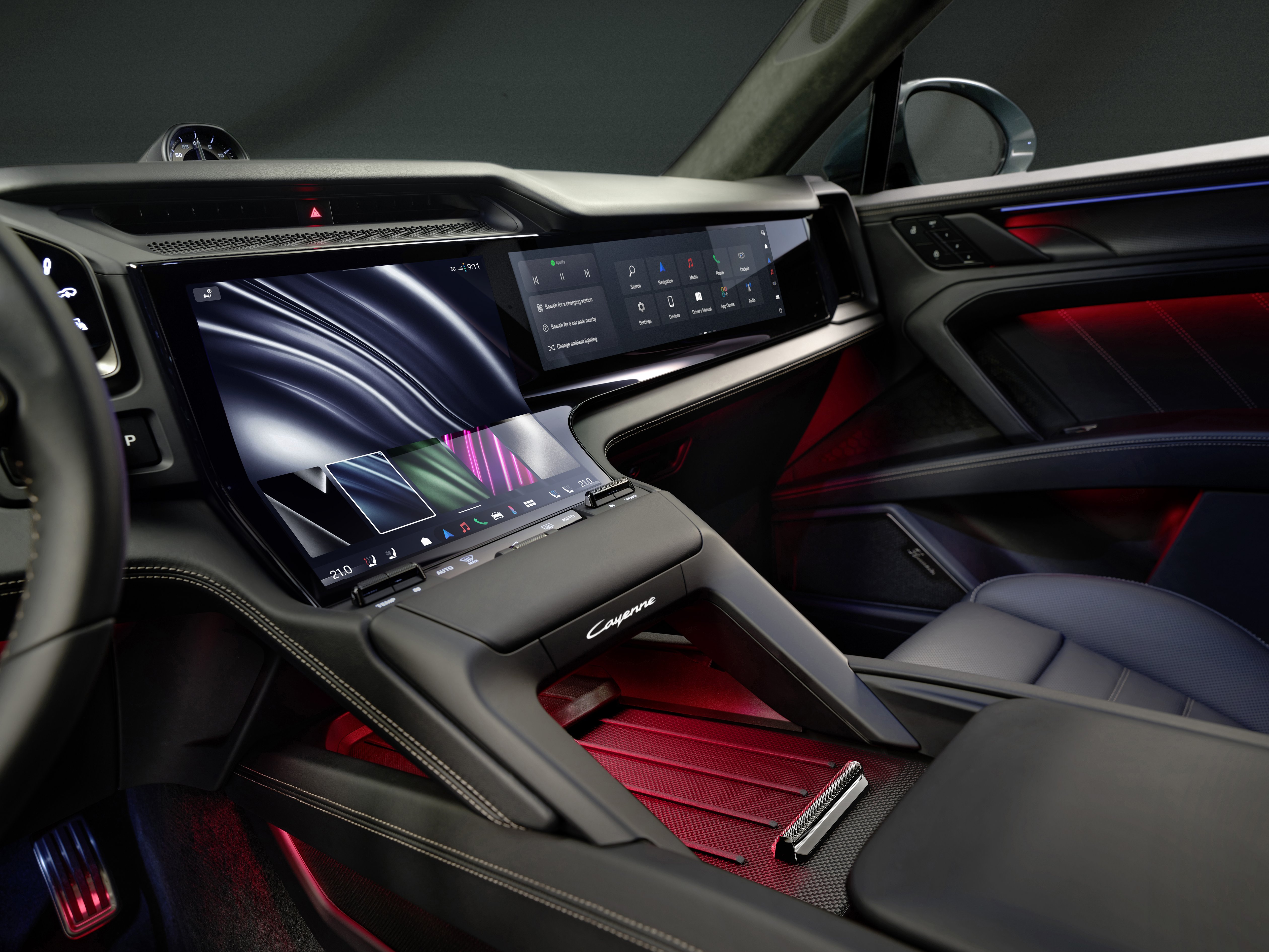 Nieuwe Cayenne krijgt het Porsche interieur van de toekomst
