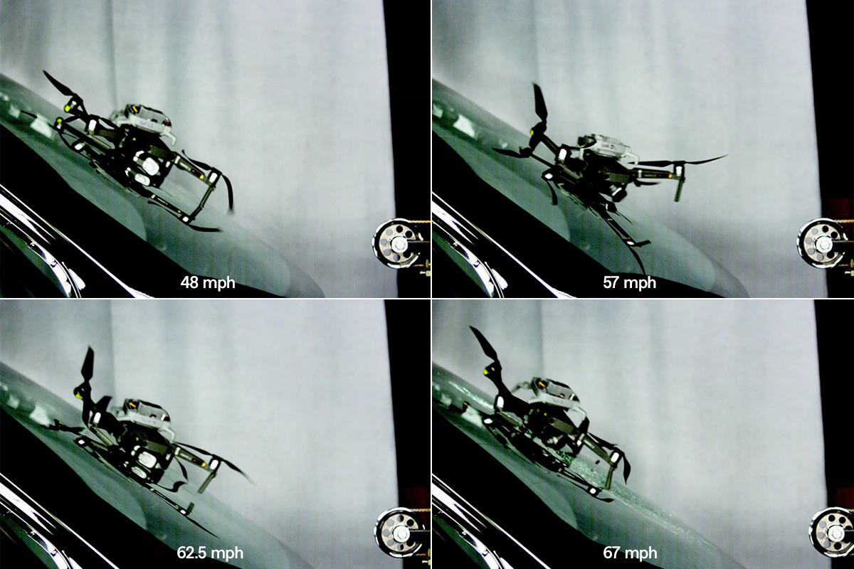 Study shows what happens when drones crash.