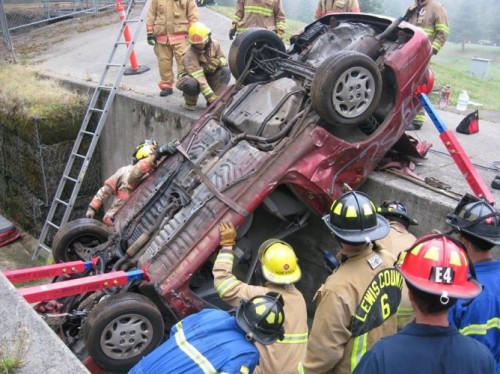 Rescue from the wreckage