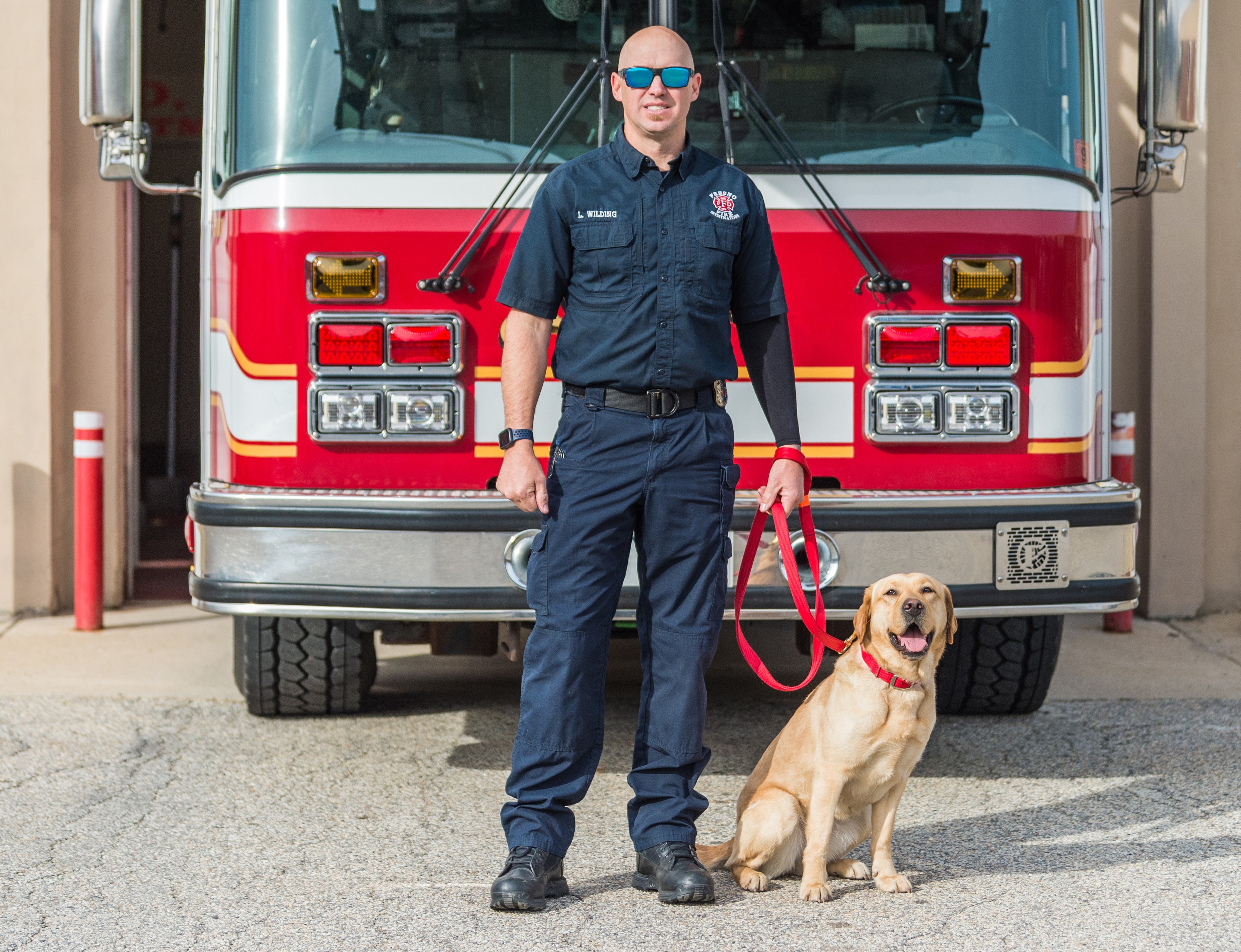 Crime-fighting canines graduate from the State Farm Arson Dog Class #54