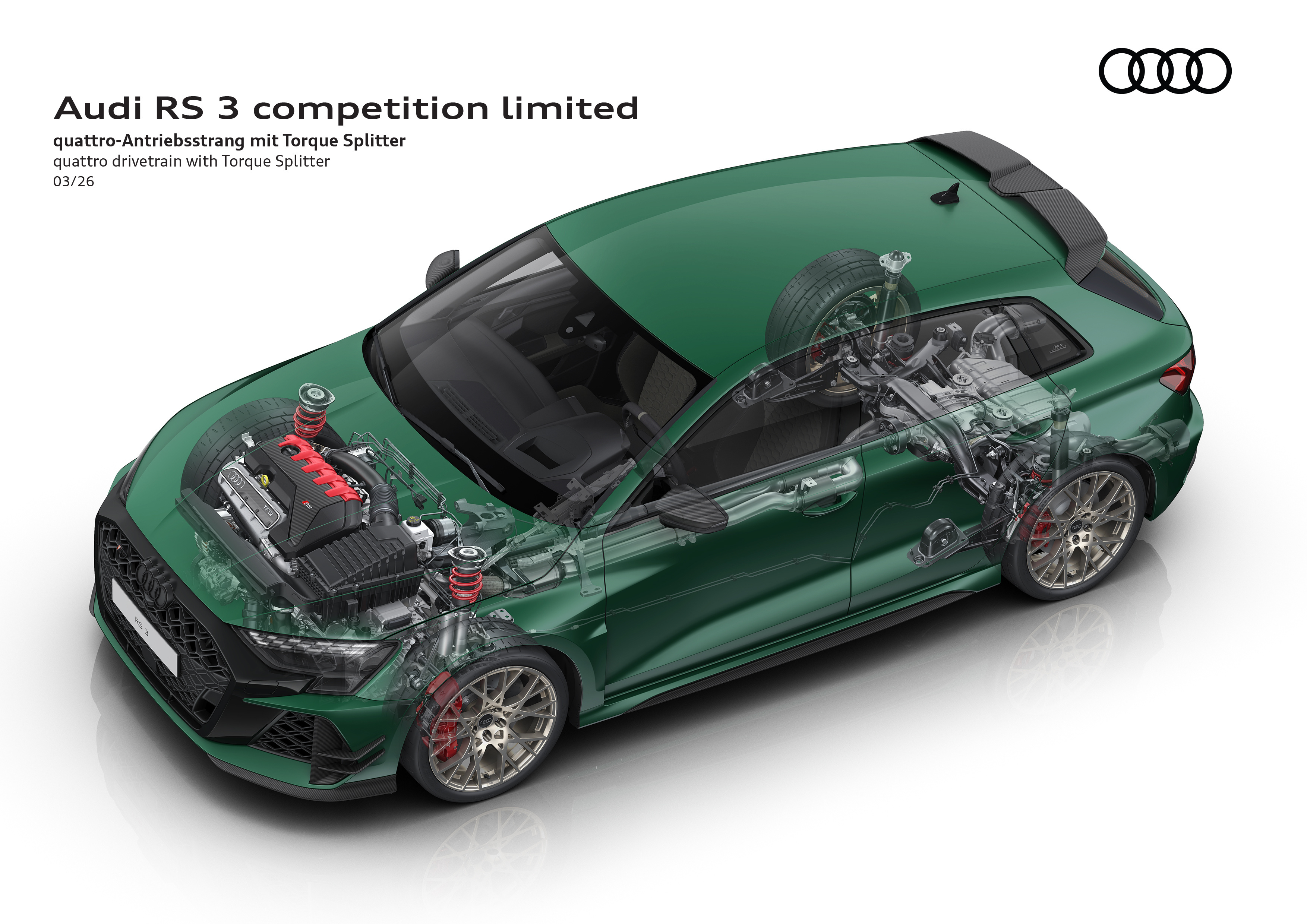 Audi viert ‘50 jaar vijfcilinder’ met exclusieve Audi RS 3 competition ...