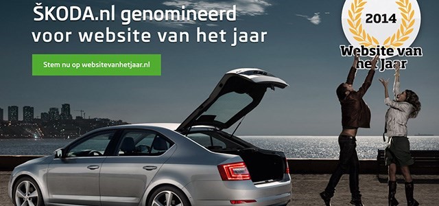 ŠKODA.nl in de race voor Website van het Jaar 2014
