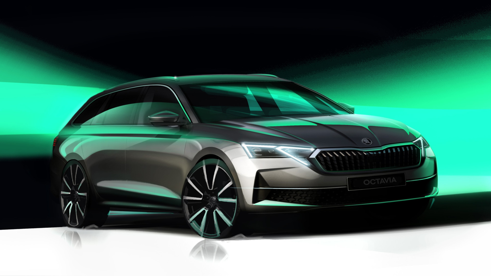 Eerste schetsen onthullen design vernieuwde Škoda Octavia