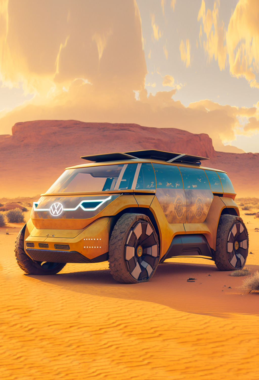 Volkswagen lanceert AI. Buzz: creëer je eigen droom-ID. Buzz met AI