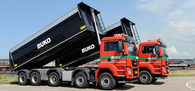 BUKO Transport roemt laag gewicht MAN