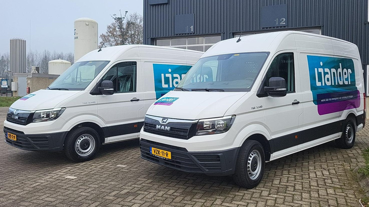 Liander versterkt wagenpark met 60 MAN’s TGE