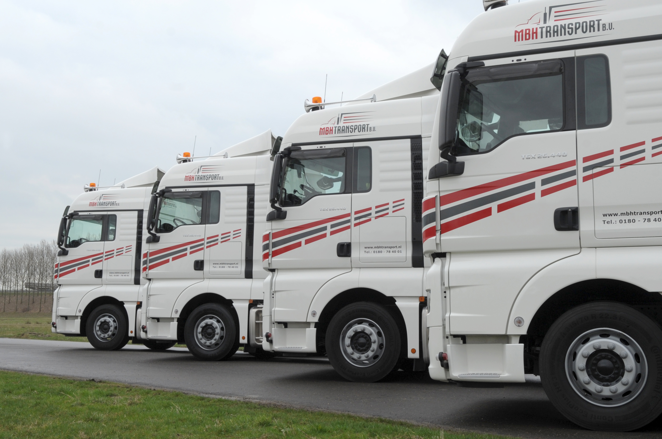 Vier nieuwe MAN trucks voor MBH Transport