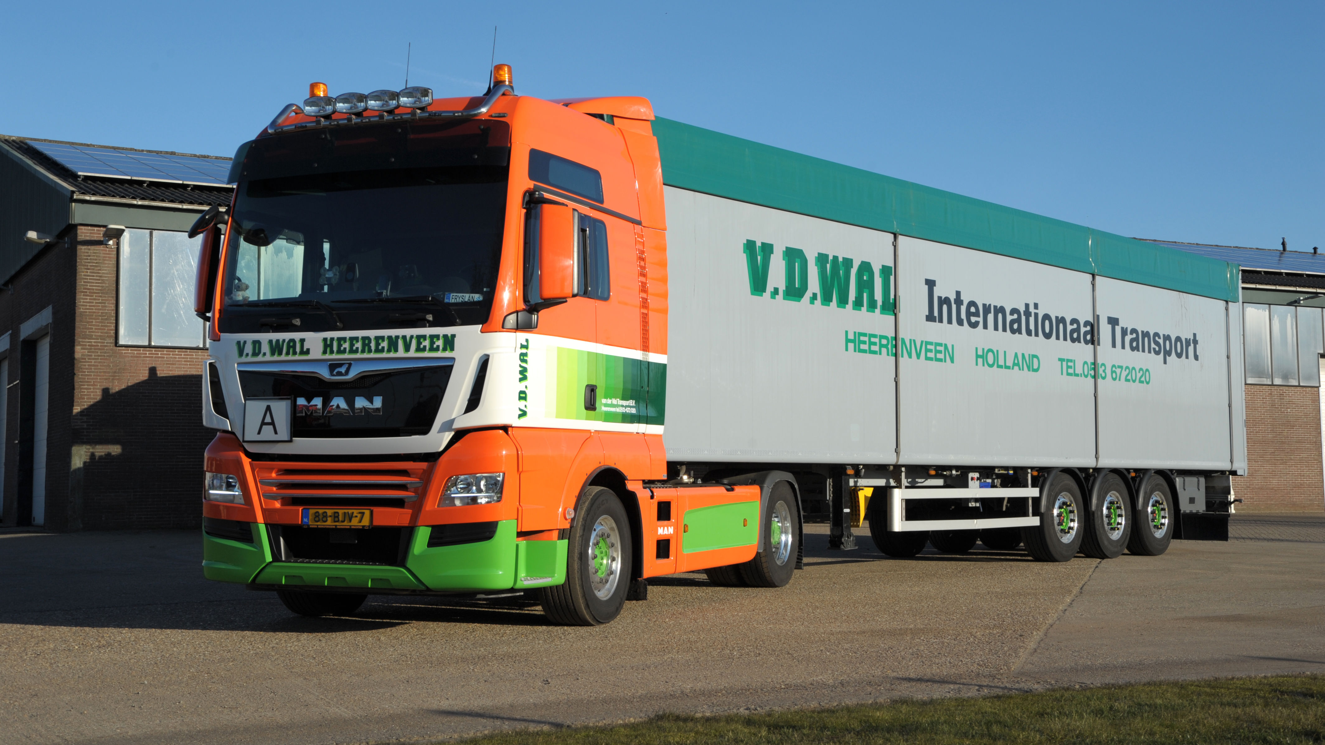MAN trucks voor Van der Wal Heerenveen