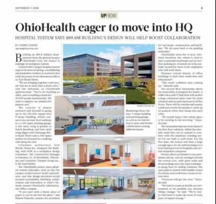 OhioHealth Administrative Campus on Schedule to Open Next Spring