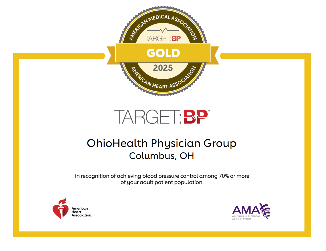 OhioHealth Physician Group Primary Care Earns American Heart ...
