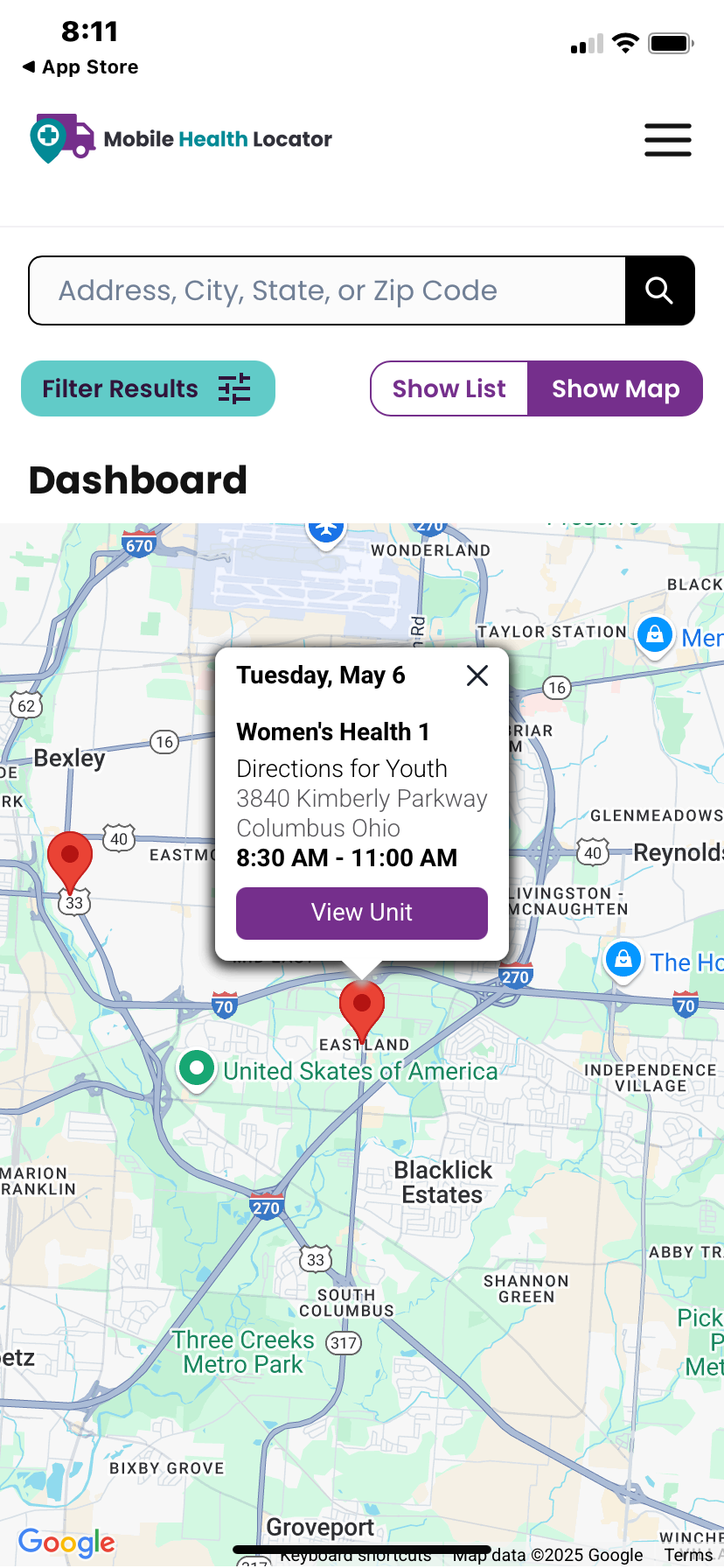 OhioHealth Supports New Mobile Health Locator App