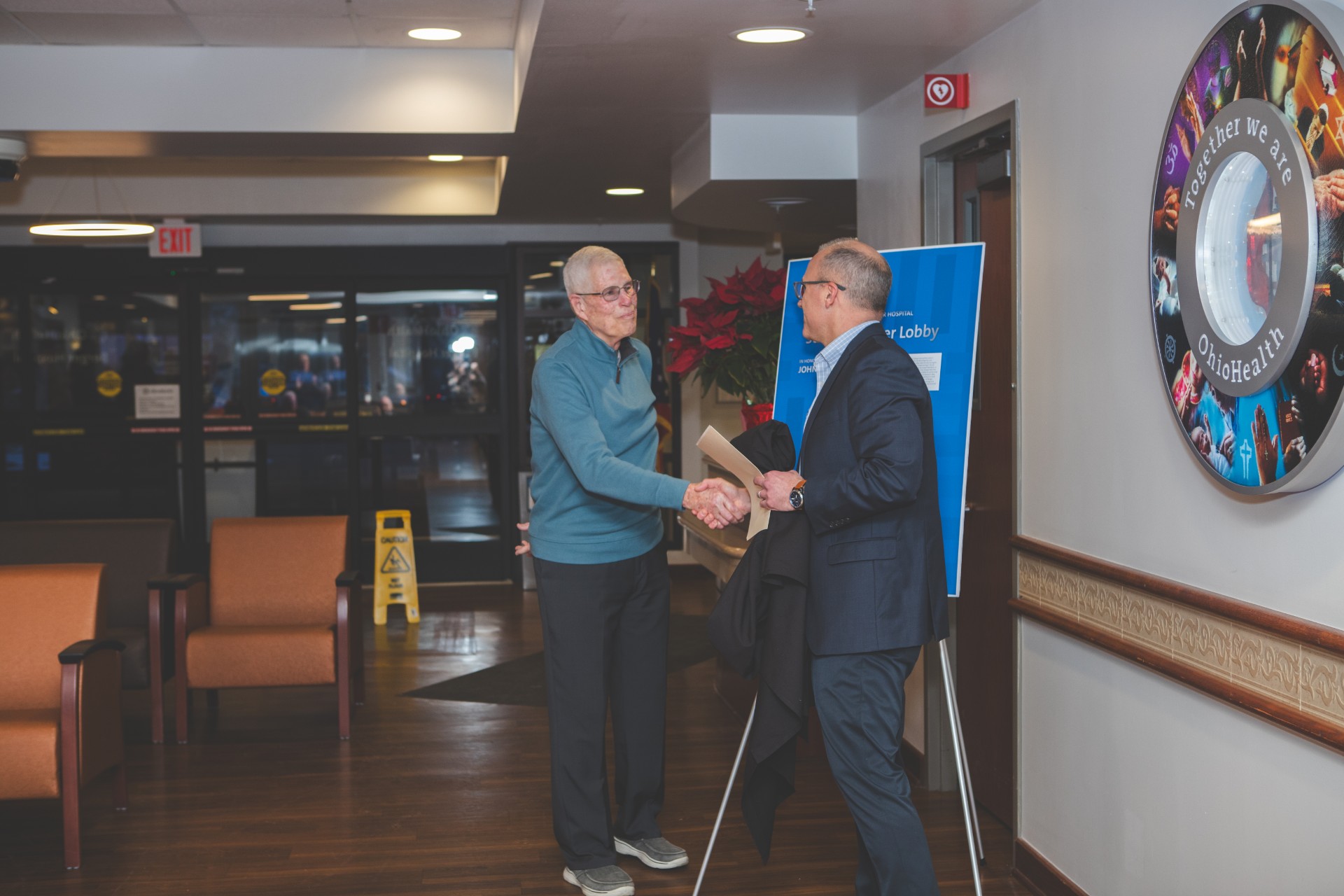 OhioHealth Berger Hospital Dedicates Surgery Center Lobby to John Edgar