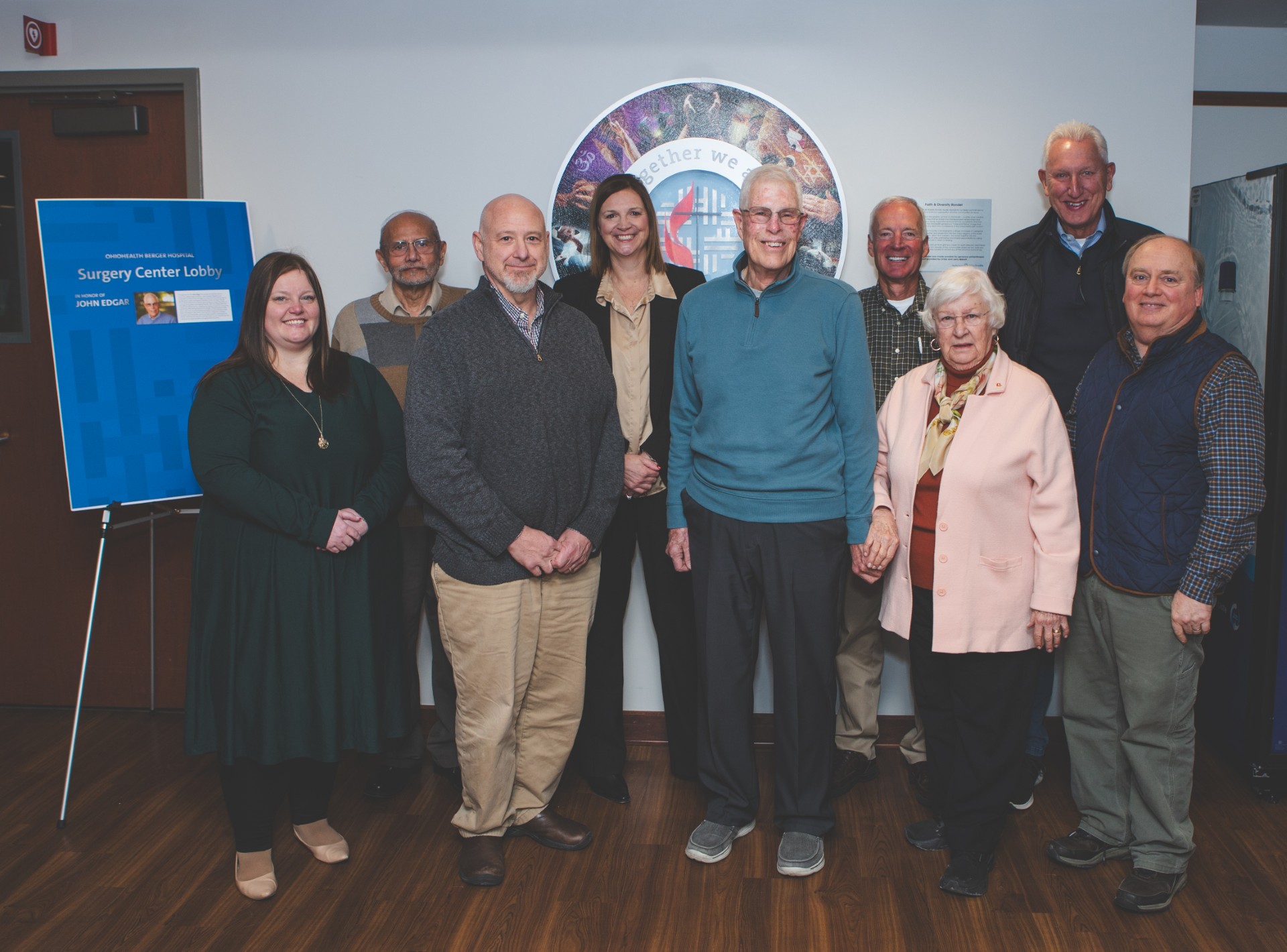 OhioHealth Berger Hospital Dedicates Surgery Center Lobby to John Edgar