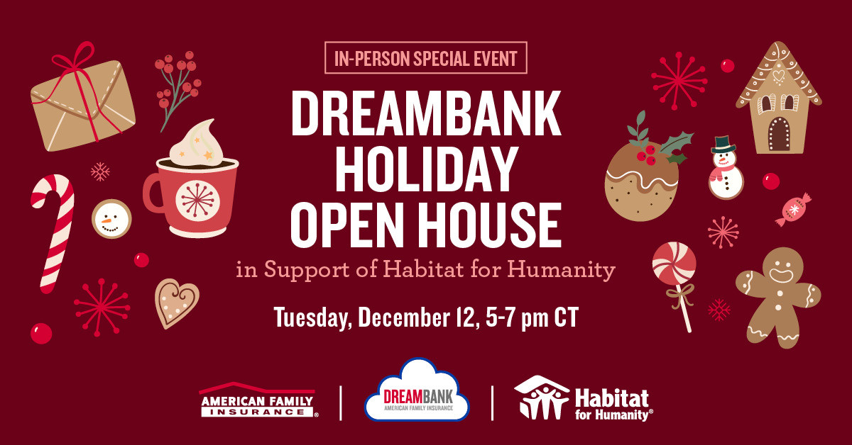 American Family Insurance DreamBank holiday open house supports Habitat ...