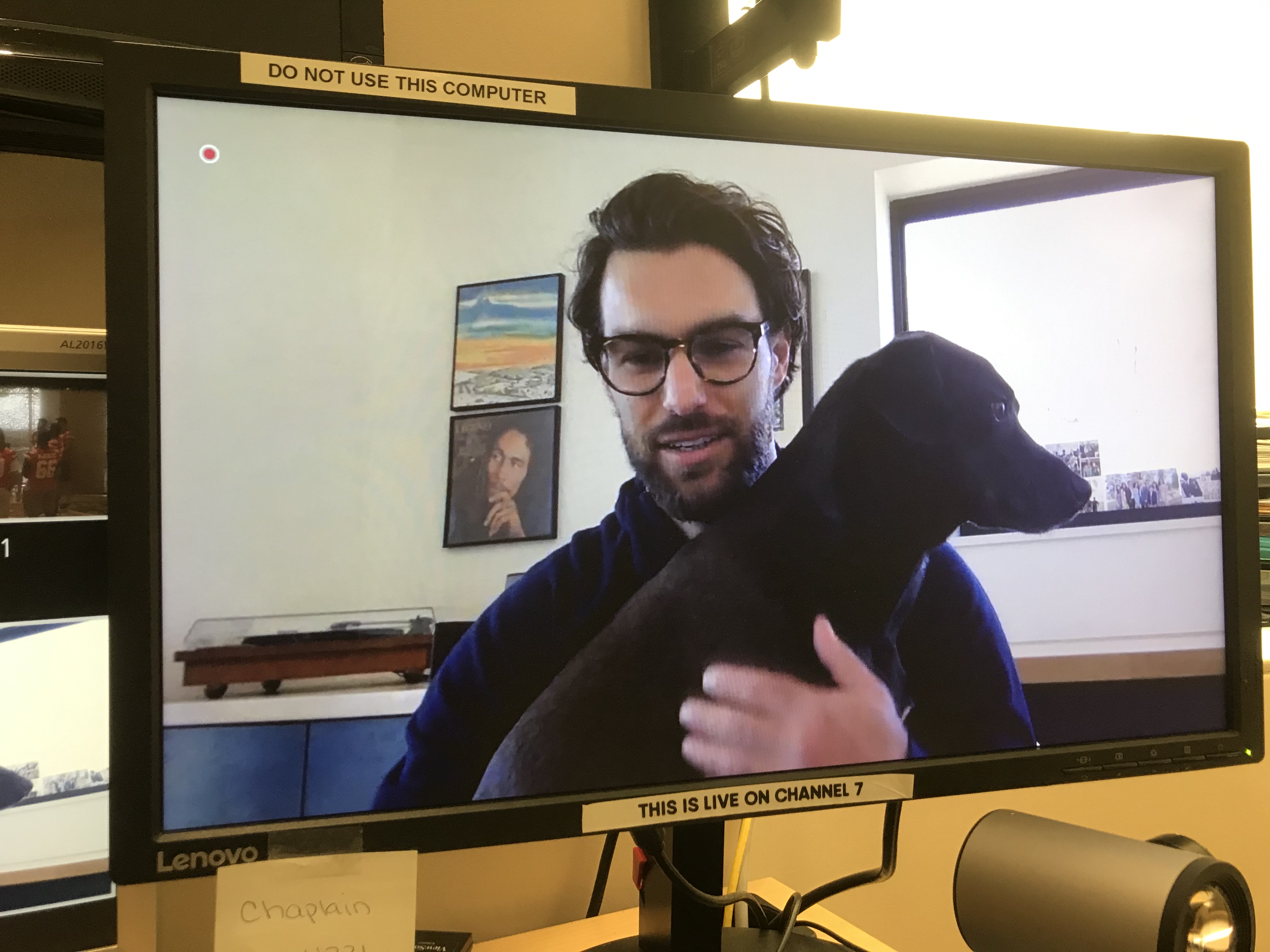 Graham Zusi conducts virtual visit to Children's Mercy