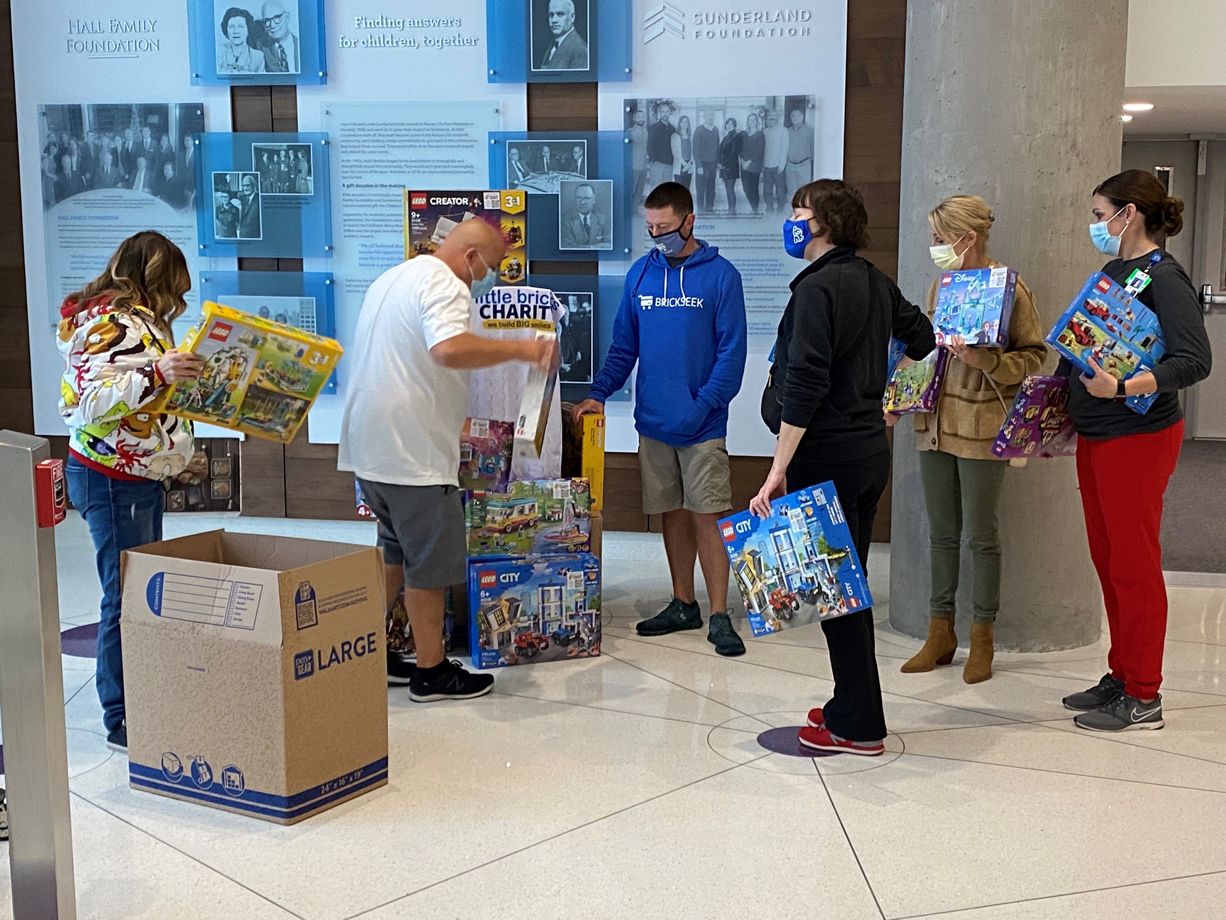 KMBC 9: Kids at Children's Mercy treated to LEGO sets from new charity