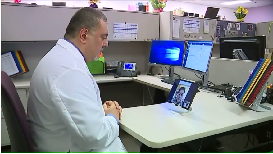 Virtual screening tool helps parents care for sick children