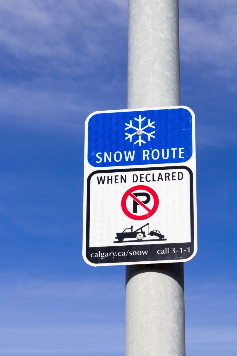 City announces snow route parking ban to begin Saturday