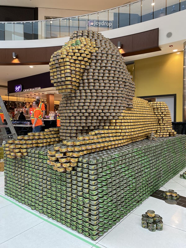 The City’s Engineers In Training CANstructing to fight hunger