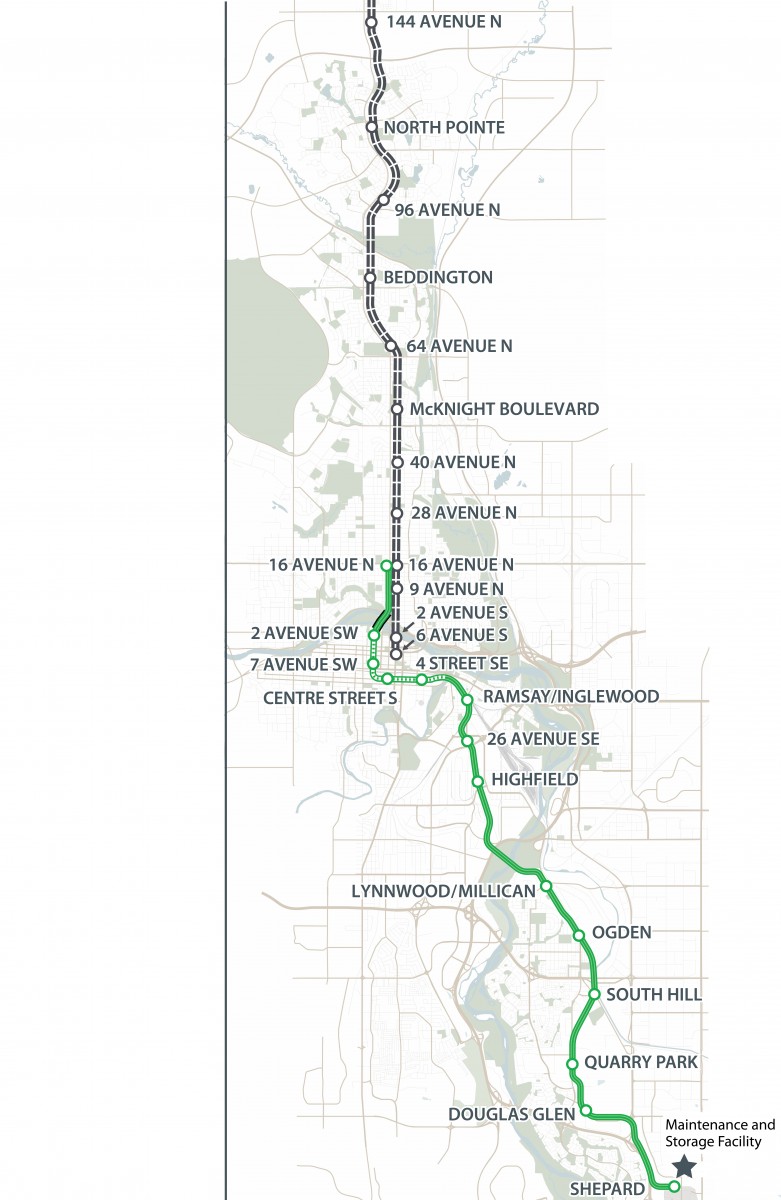 City releases updated Green Line Route for public feedback