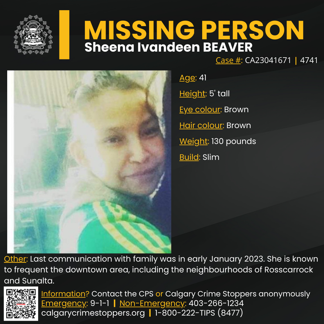 Missing woman - BEAVER