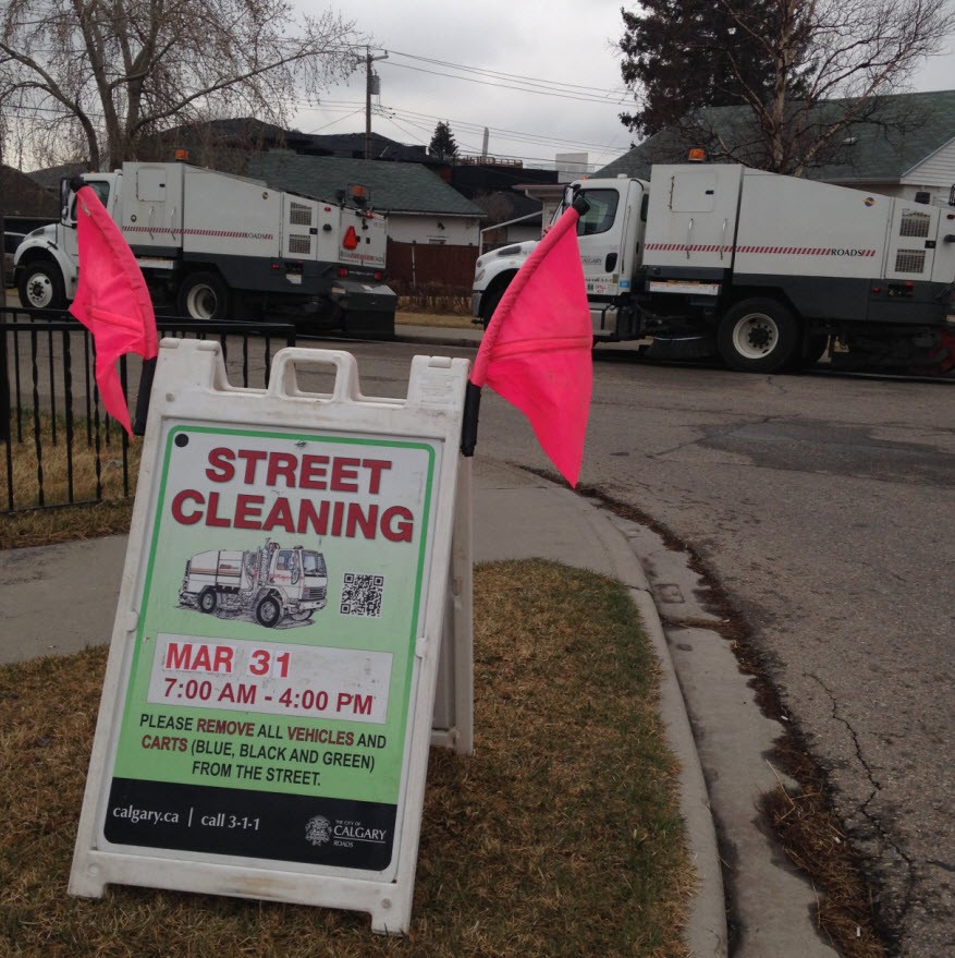 Spring Clean-up of Calgary roads to officially start Sunday