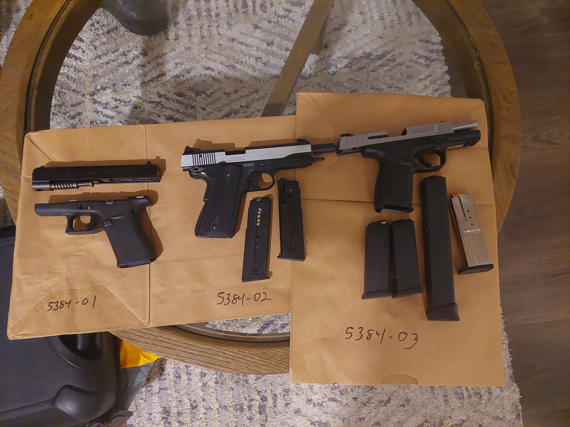 Guns, drugs seized from Airbnb