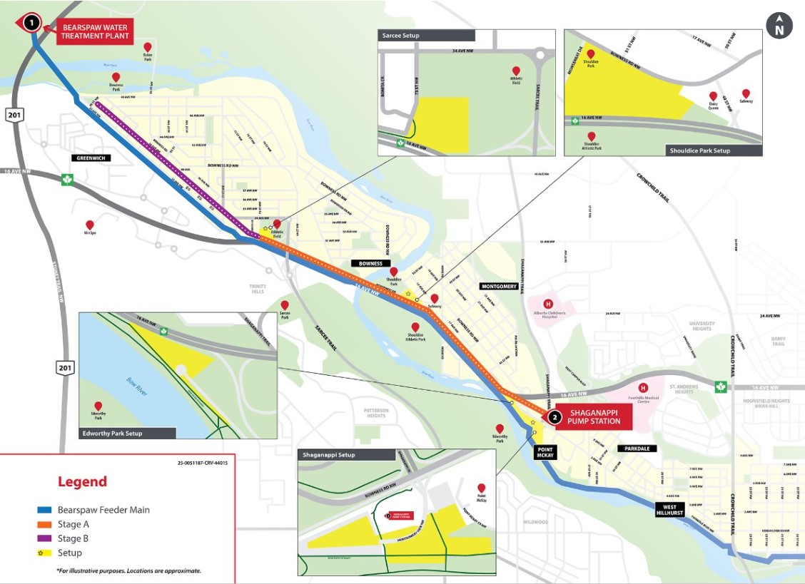 City of Calgary proceeding with planned reinforcements to the Bearspaw ...