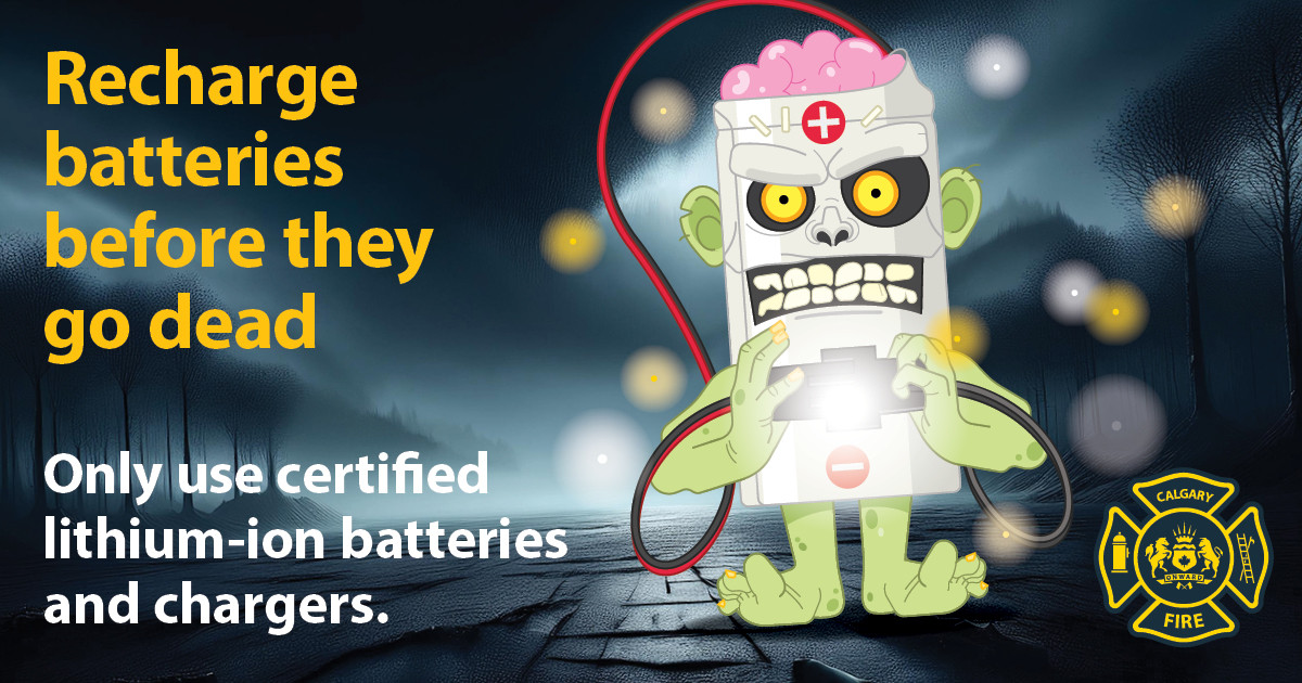 “Damaged batteries should stay dead” – Calgary Fire Department launches ...