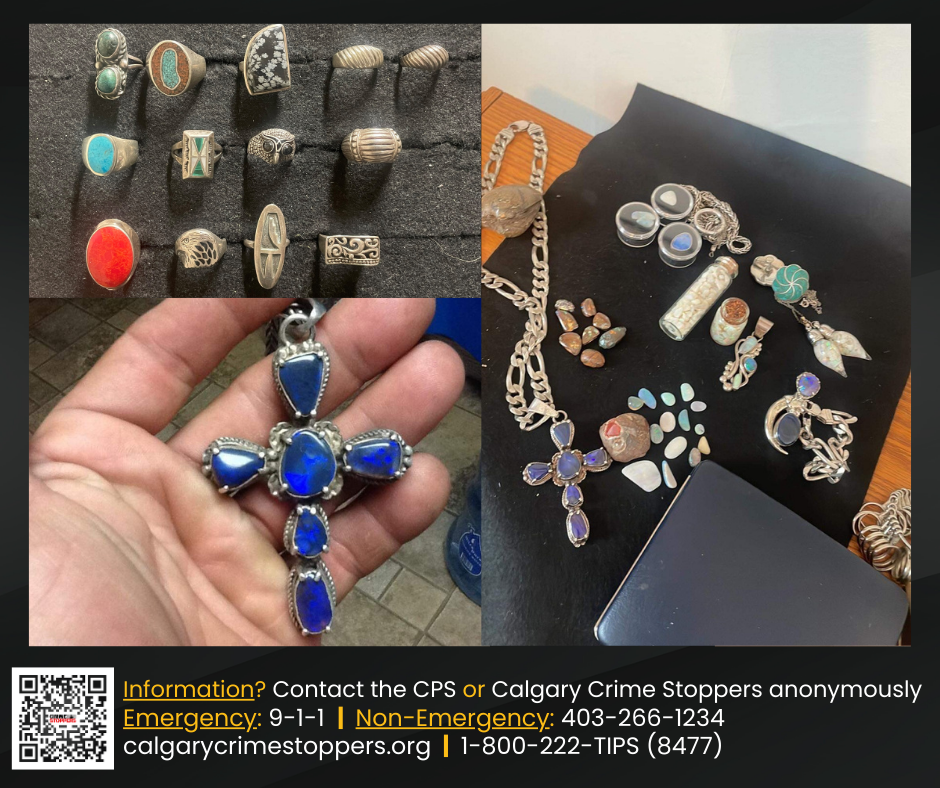 Police request public assistance to locate stolen jewelry