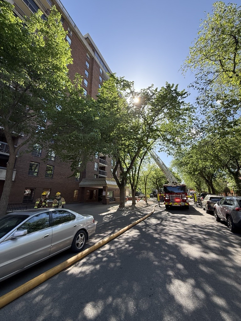 Calgary Fire Responds to Beltline High Rise Fire