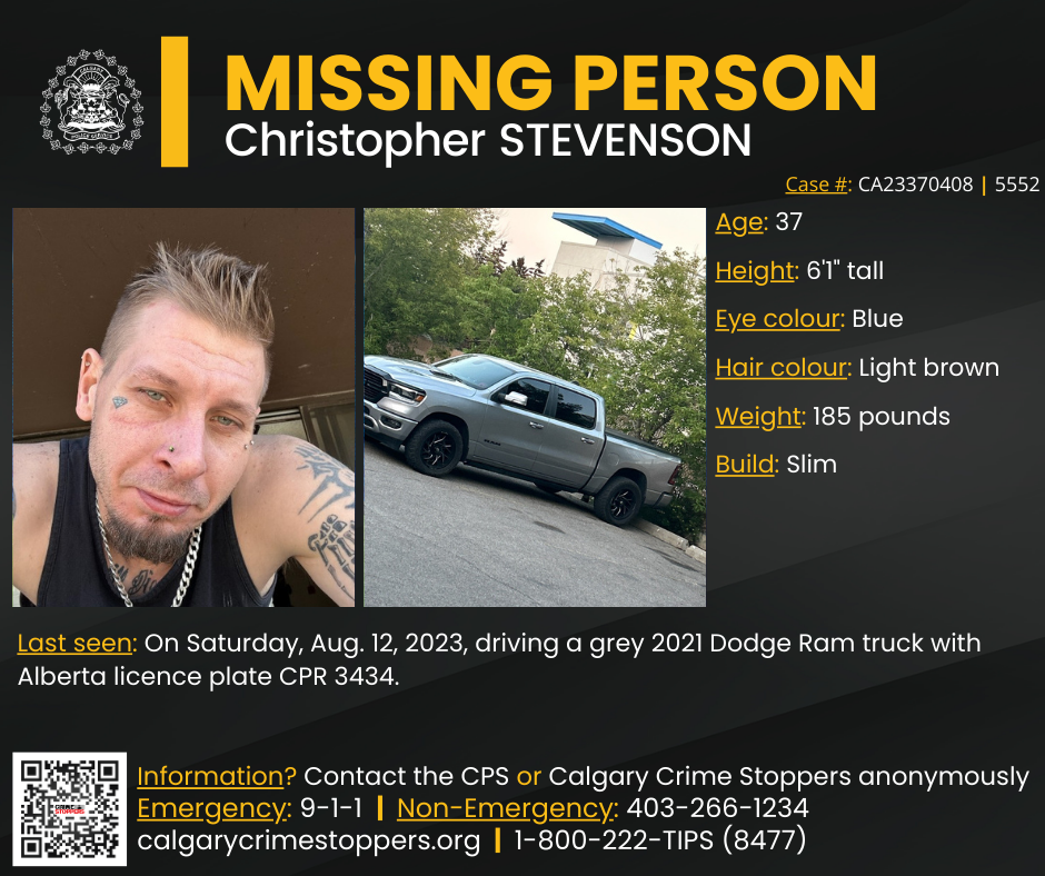Missing man – Christopher