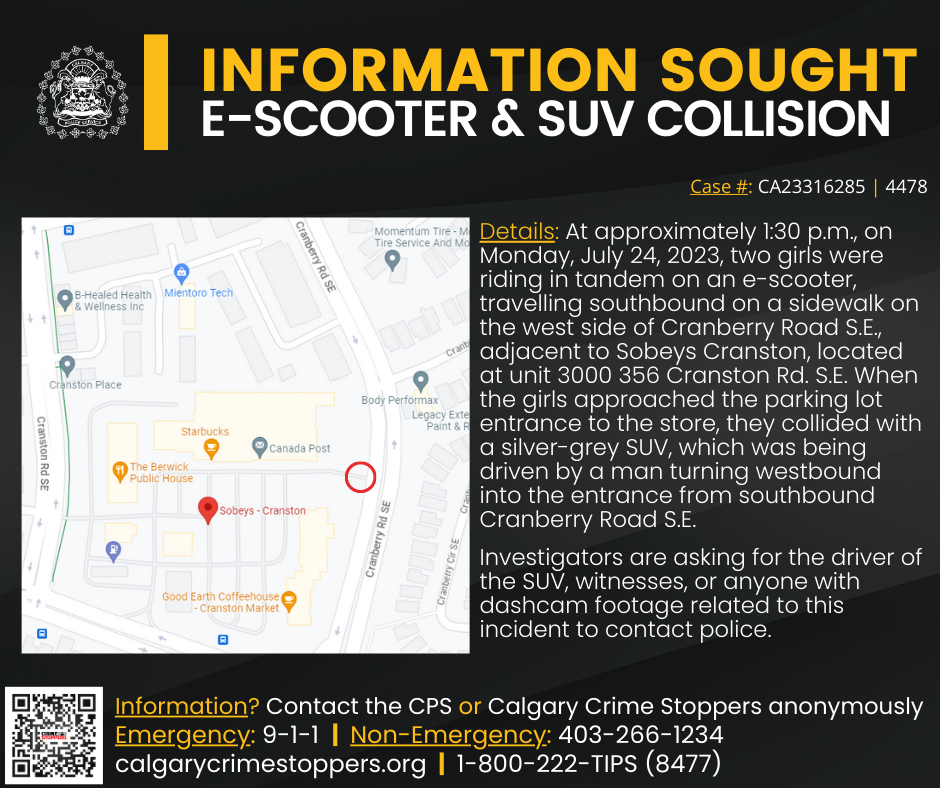 Information sought in Cranston collision