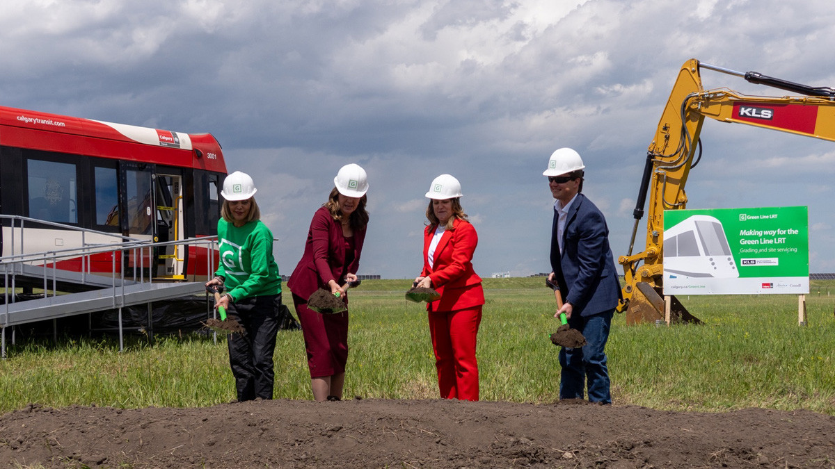 Construction begins on Calgary’s Green Line LRT SE Project