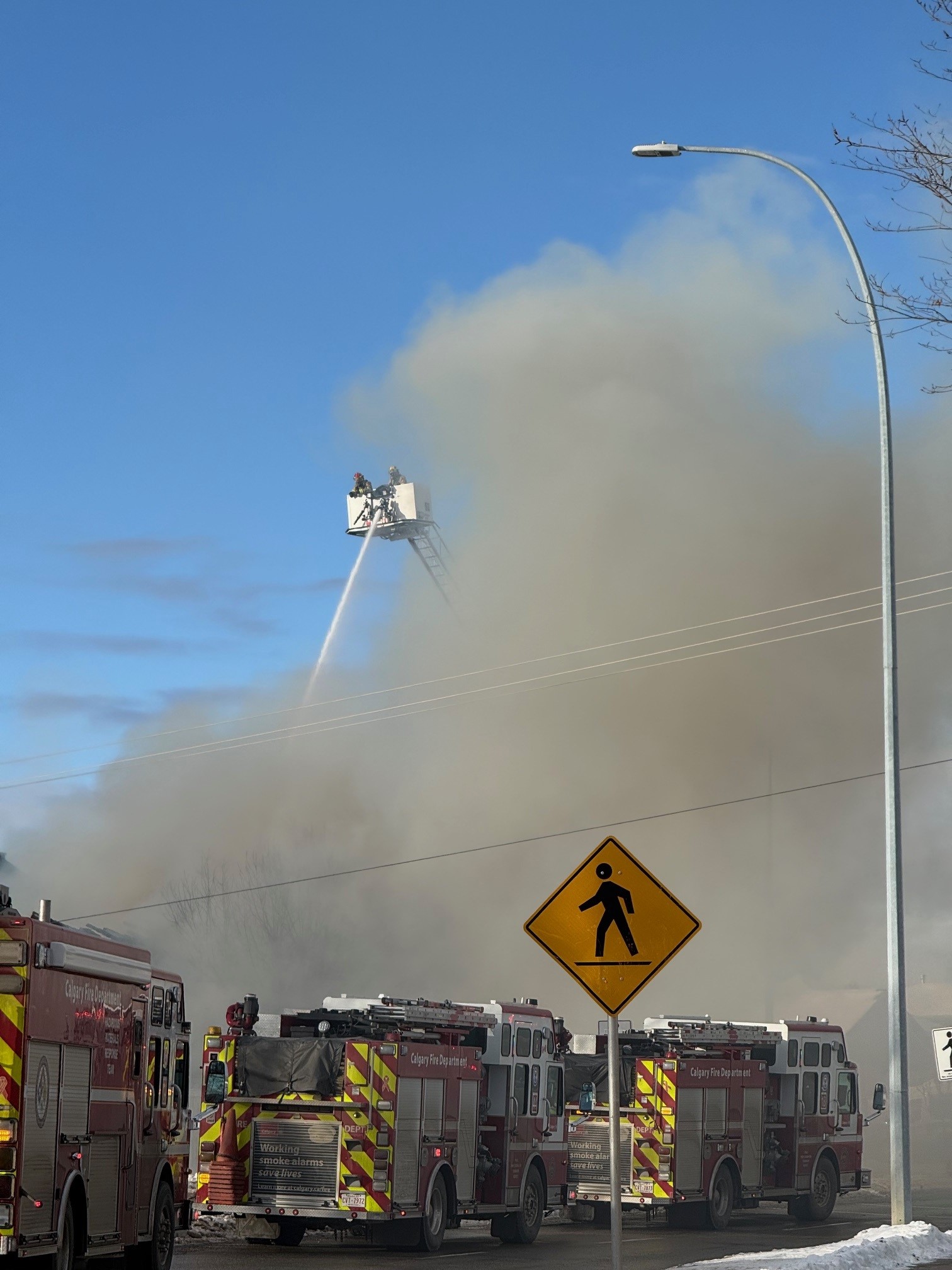 Calgary Fire Department Responds to Multi-House Fire in Panorama Hills