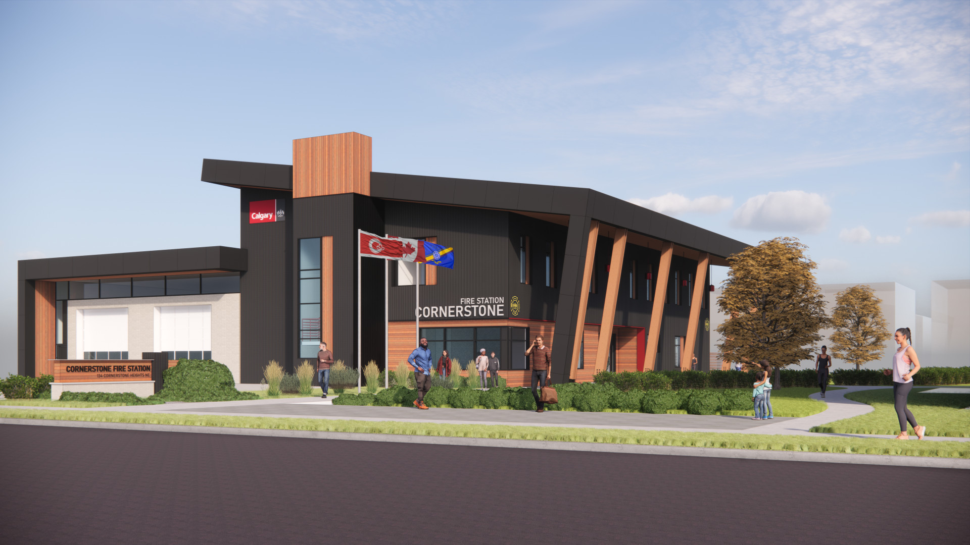 The City of Calgary breaks ground on a new multi-service development in Cornerstone