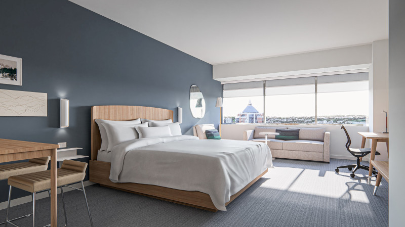 The evolution of Downtown West continues with Calgary’s first incentivized office-to-hotel ...