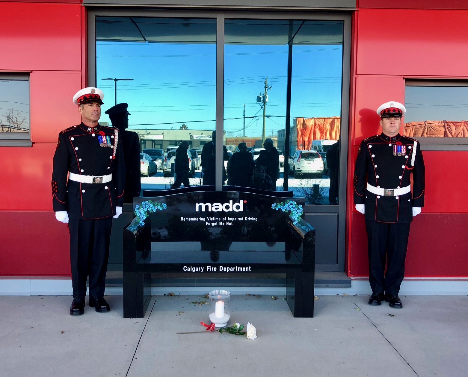 Mothers Against Drunk Driving (MADD) unveil dedication at Calgary Fire ...