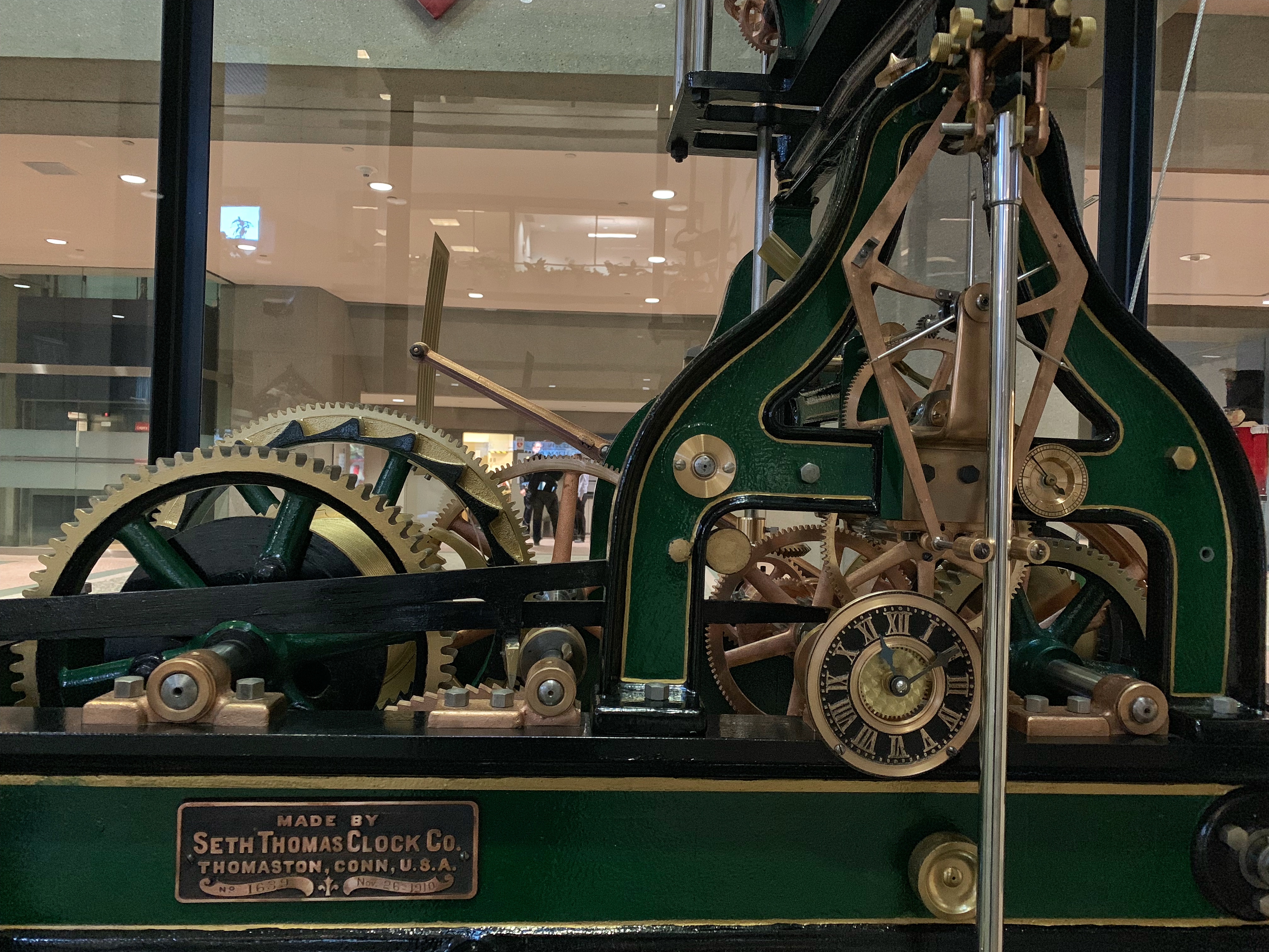 Historic City Hall’s famous clock now on display