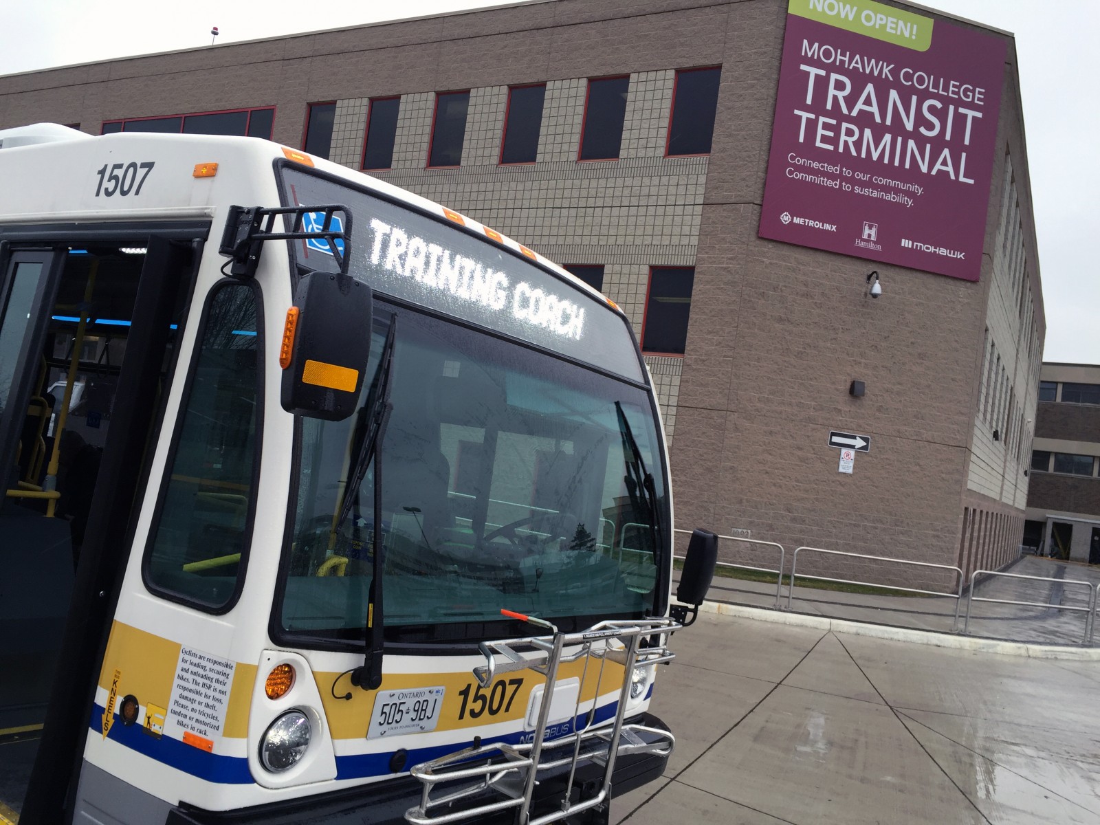 Mohawk College Transit Terminal opens Sunday