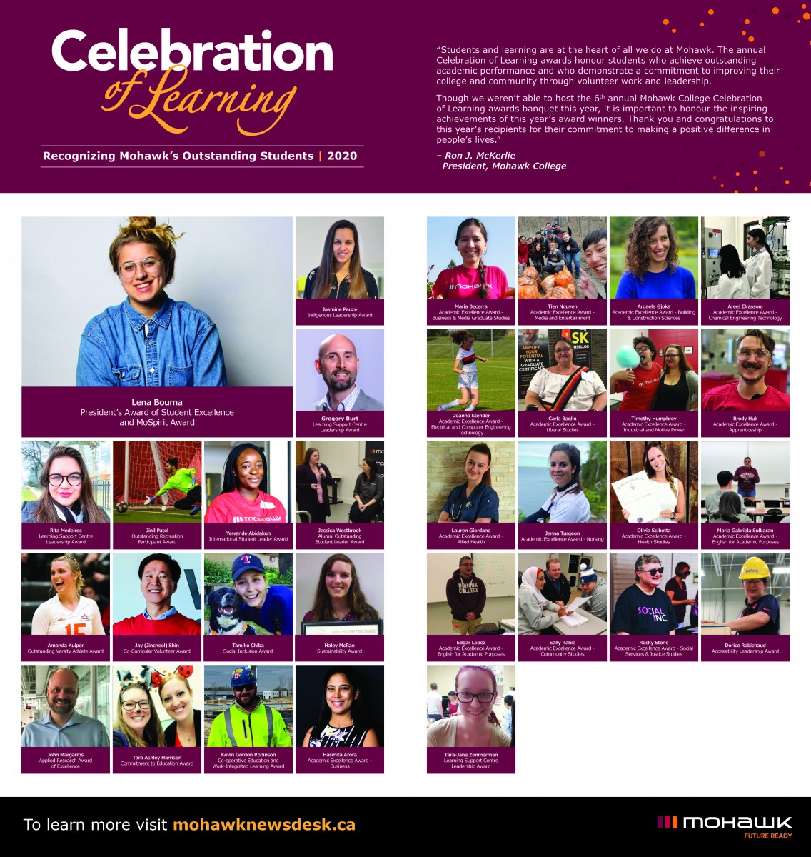 Honouring Excellence -2020 Celebration of Learning Awards