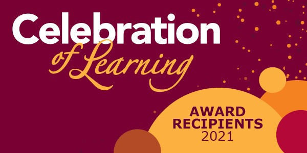 Honouring students at the Celebration of Learning 2021