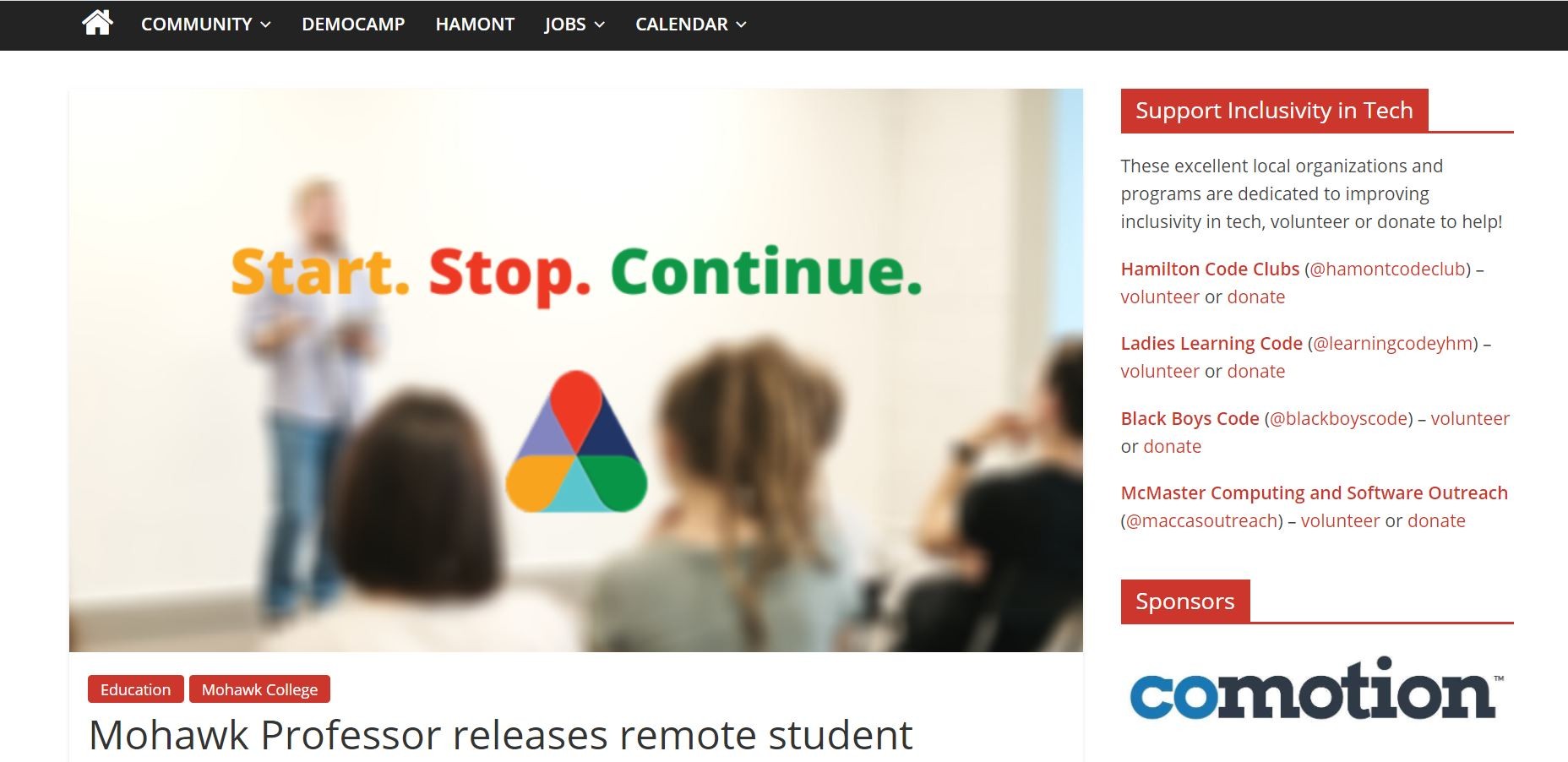 Mohawk Professor releases remote student feedback app - In the News