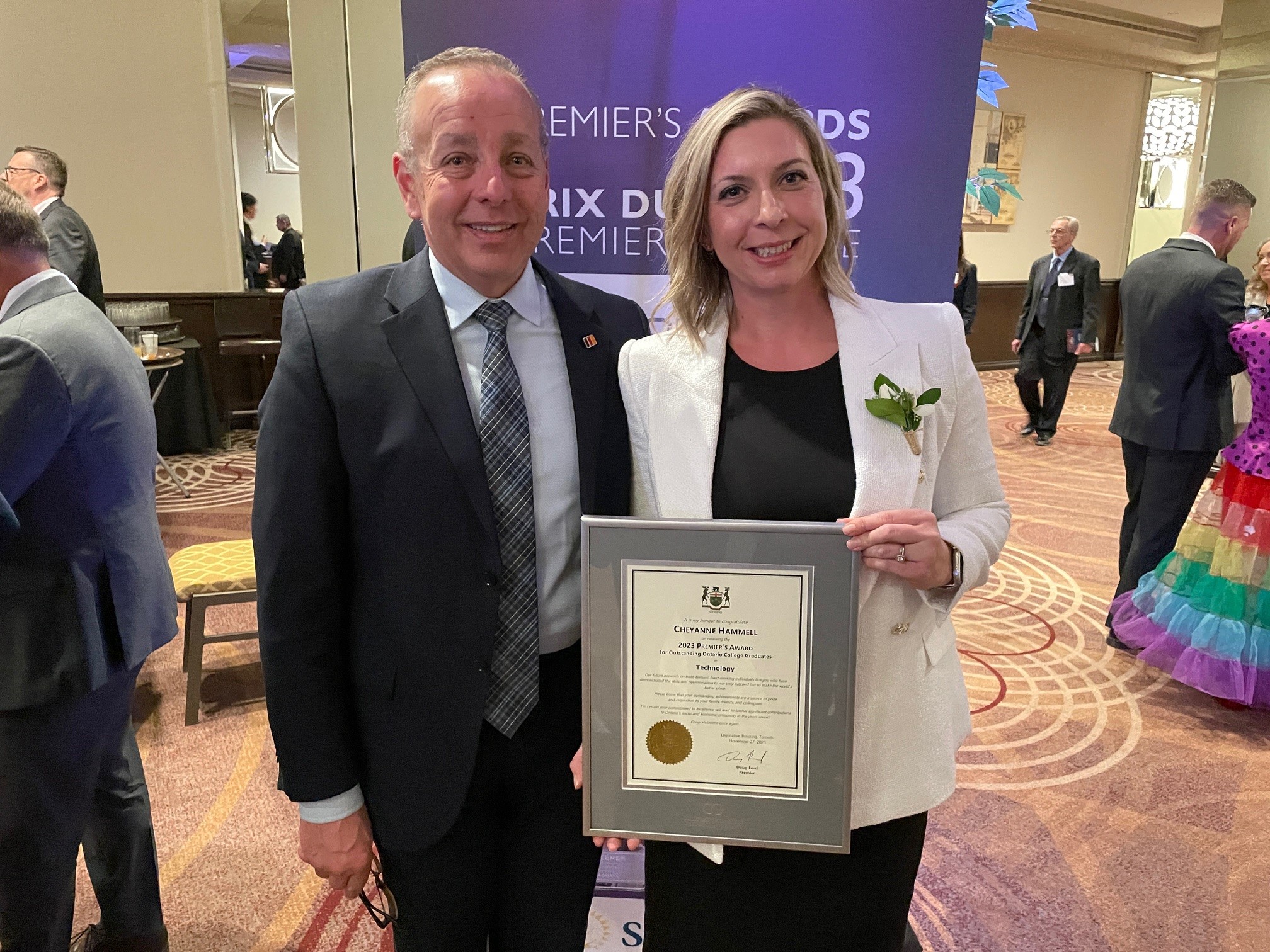 Alumnus of Distinction Cheyanne Hammell receives 2023 Premier’s Award ...